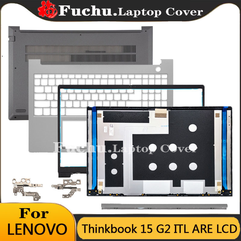 New For Lenovo ThinkBook 15 G2 ITL ThinkBook 15 G2 ARE LCD Back Lid Cover/Bezel/Hinges/Palmrest ...