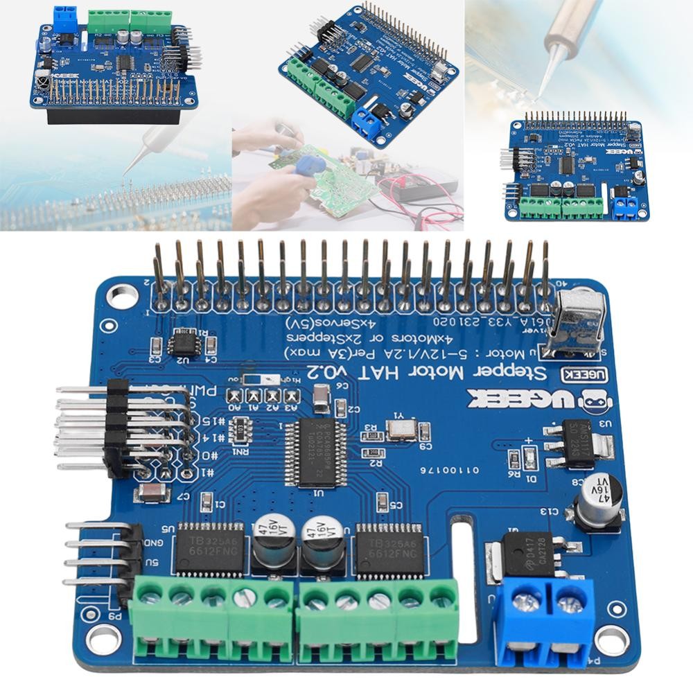 Robot Expansion Board Servo Driver Board Module V2 I2C for Raspberry PI 4B 3B DE ...