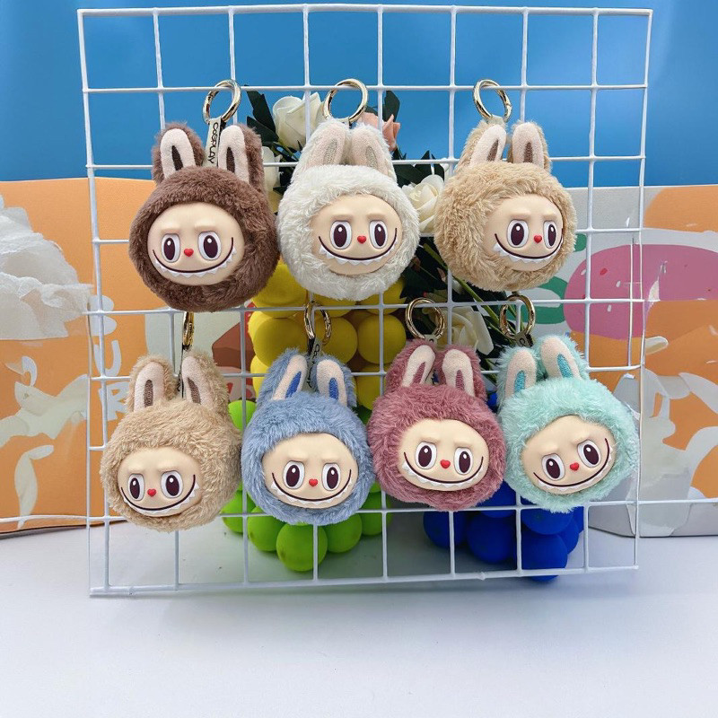 GANTUNGAN Ready LABUBU Hanger HEAD KEYCHAIN VIRAL (Rubber Face ...