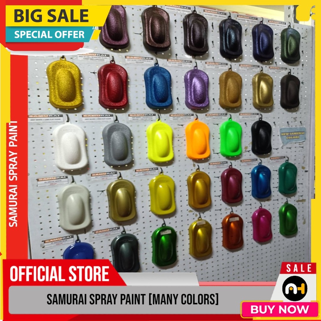 SAMURAI SPRAY PAINT Standard Colors | High Quality Performance ...