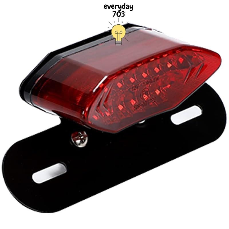 LED Lucas Tail lamp Bike Number Plate Brake Plate Universal for Honda ...