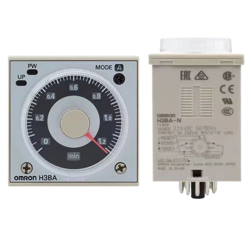 Omron time relay H3BA-N8H H3CR-H8L power-off delay H3CR-A DC24V AC220 | Shopee Philippines