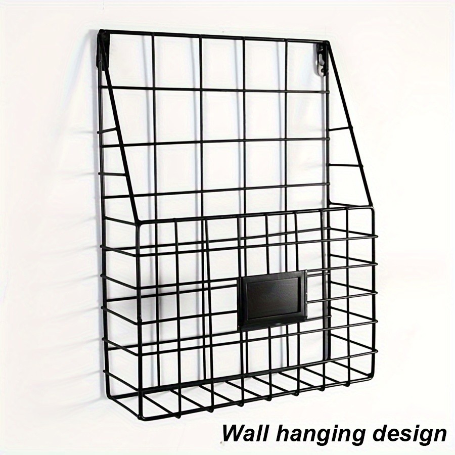 1pc Floating Shelves Bookshelf Wall Magazine Rack Hanging Newspaper ...