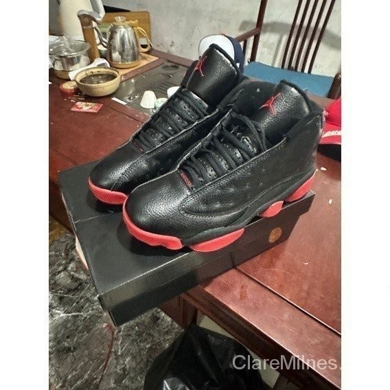 DONS Air Jordan 13 “Reverse Bred” Basketball Shoes 1JW8 | Shopee ...