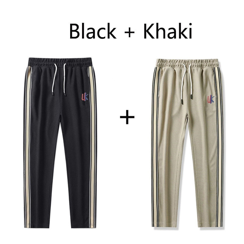 Buy 1 Take 1 Waffle Slocks Pants Loose Straight Cut Pants Korean ...