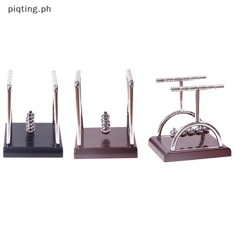PP Crafts Newton's Cradle Desk Table Decor Metal Pendulum Ball Physics ...