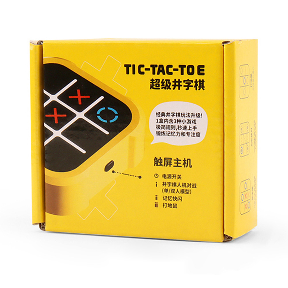 Tic Tac Toe Bolt Game Handheld Puzzle Game Console Board Games for Kids ...