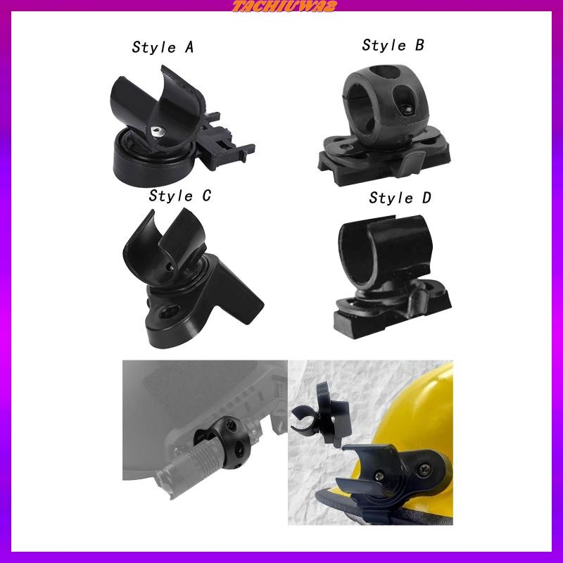 [Tachiuwa2] Helmet Flashlight Mount Flashlight Mounting Bracket ...