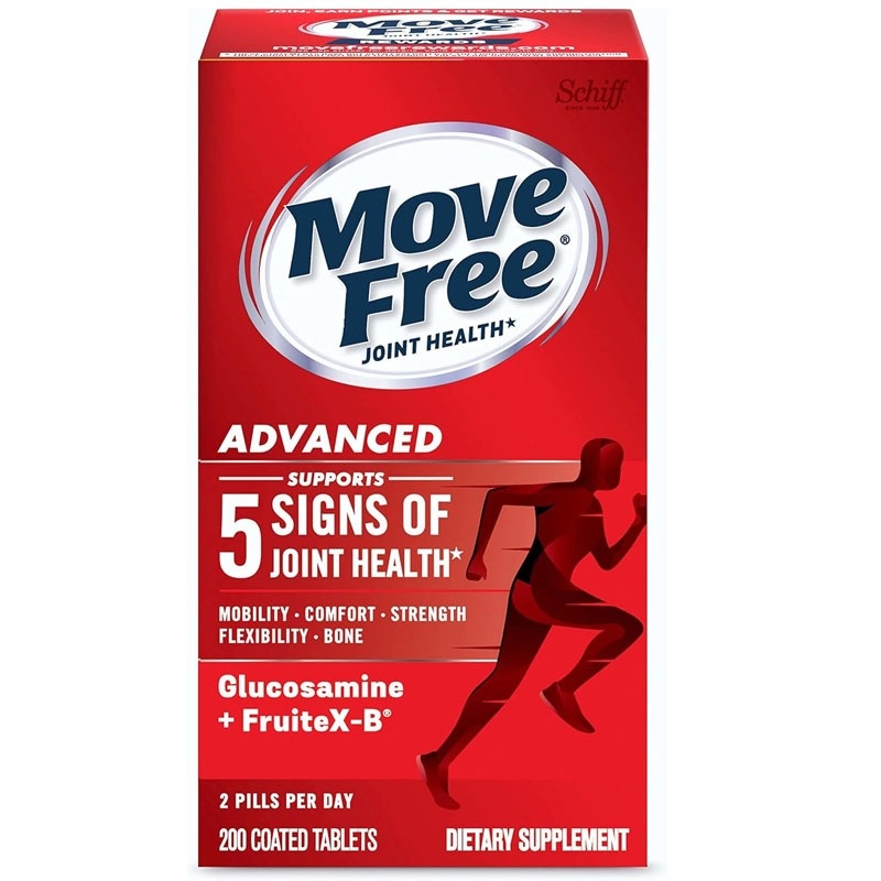 ALL SKY Schiff Move Free Advanced Glucosamine + FruiteX-B, Joint Health ...