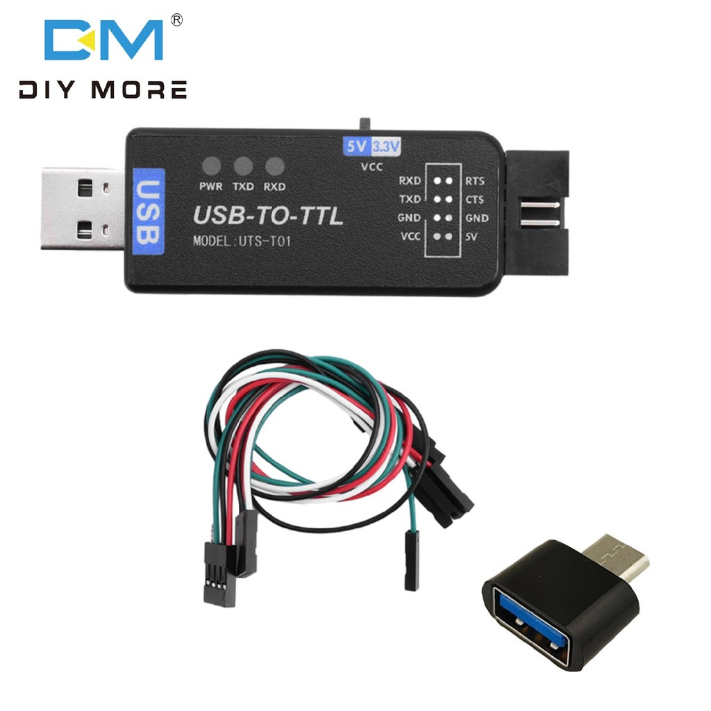 nxp-diymore USB to TTL serial converter debugging download module chip CH343G | Shopee Philippines