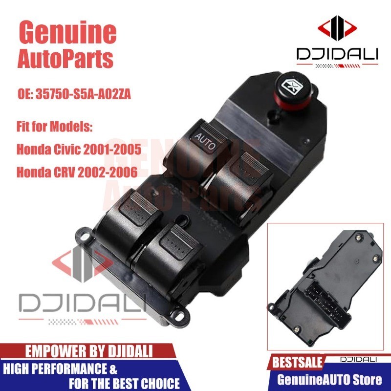 Driver Side Power Window Switch for Honda Civic 2001-2005 CRV 2002-2006 ... Driver Side Power Window Switch for Honda Civic 2001-2005 CRV 2002-2006 ...
