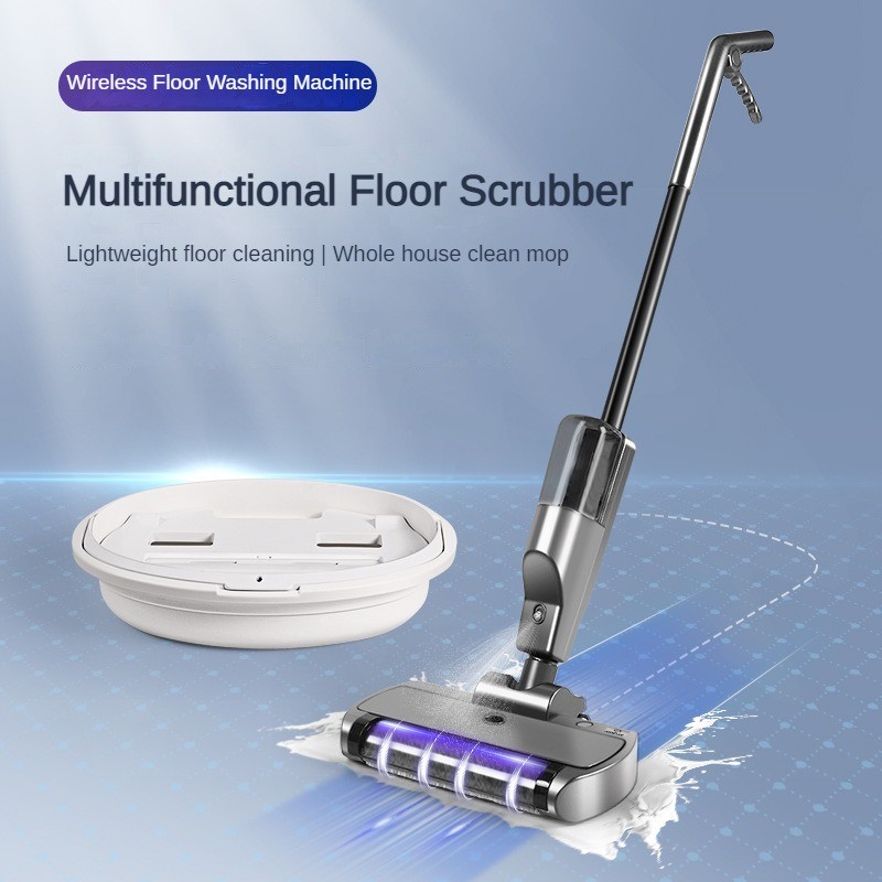 3-in-1 Intelligent Wireless Floor Scrubber Multifunctional Sweeping ...