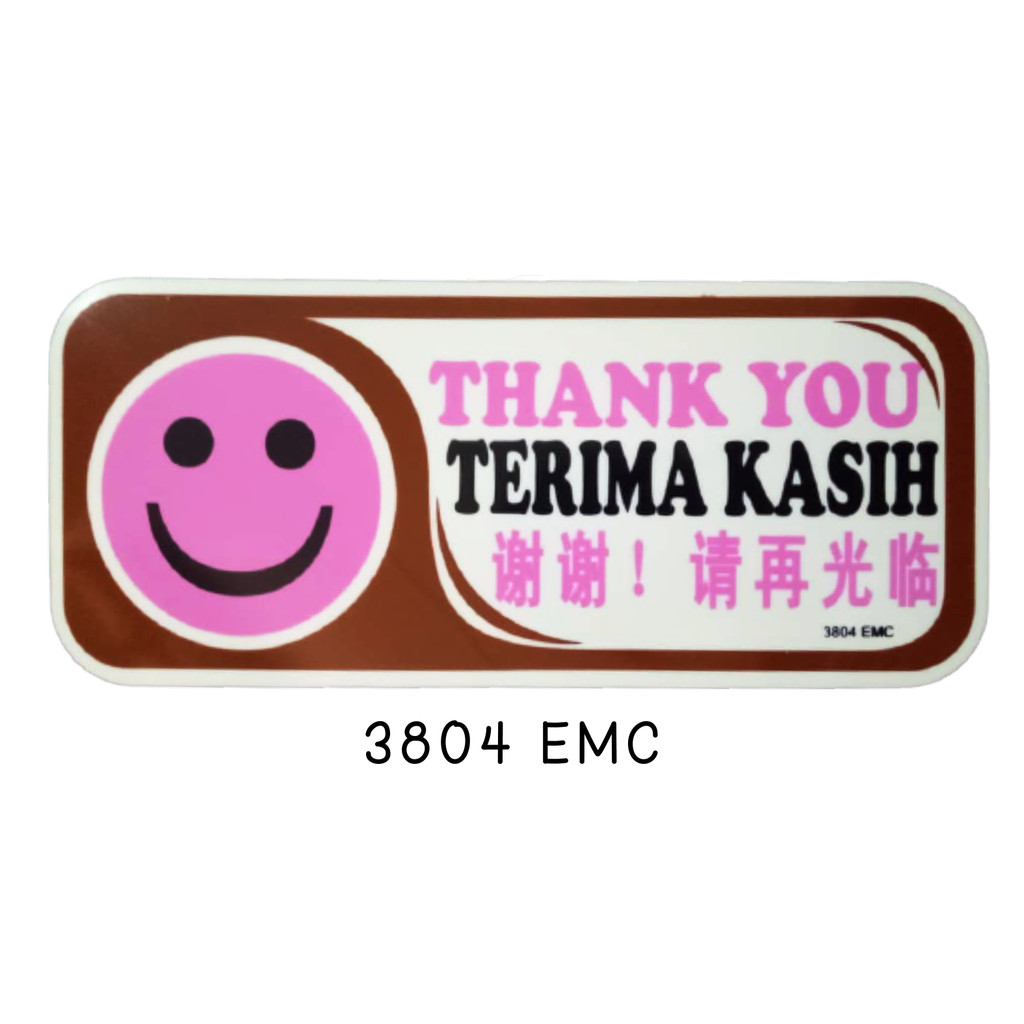 Sign Board 3804 EMC (THANK YOU) | Shopee Philippines