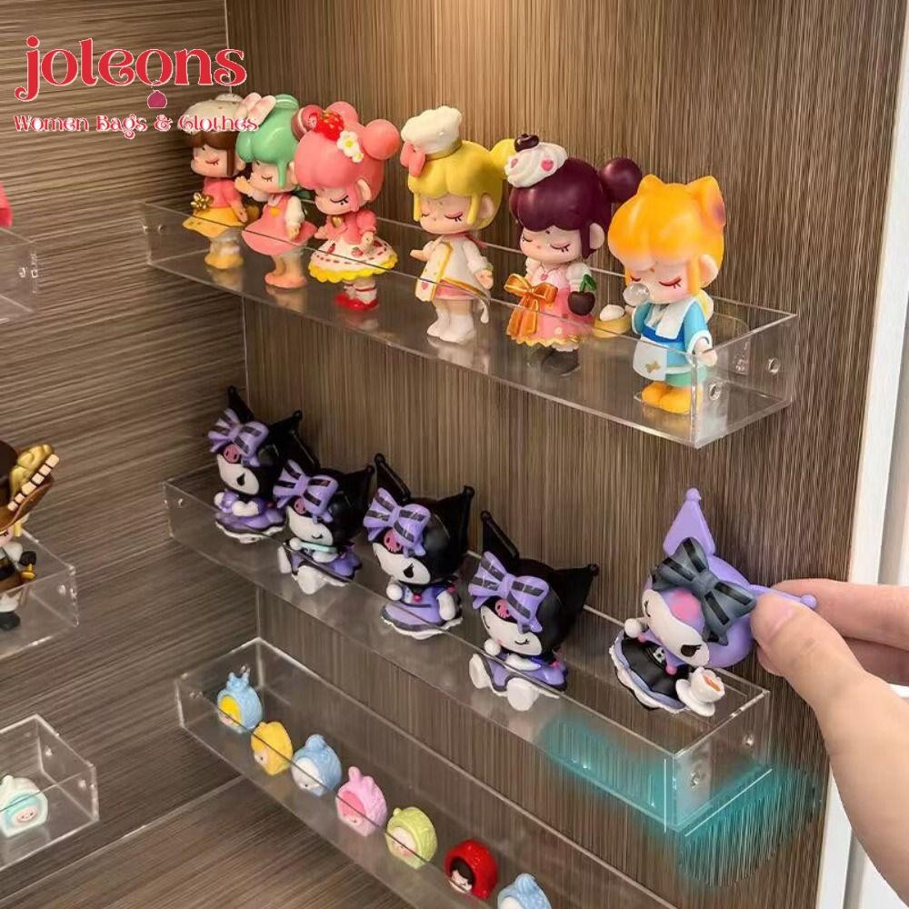 JOLEONS Pop Mart Display Rack, Figures Dolls Displaying Wall Mounted ...