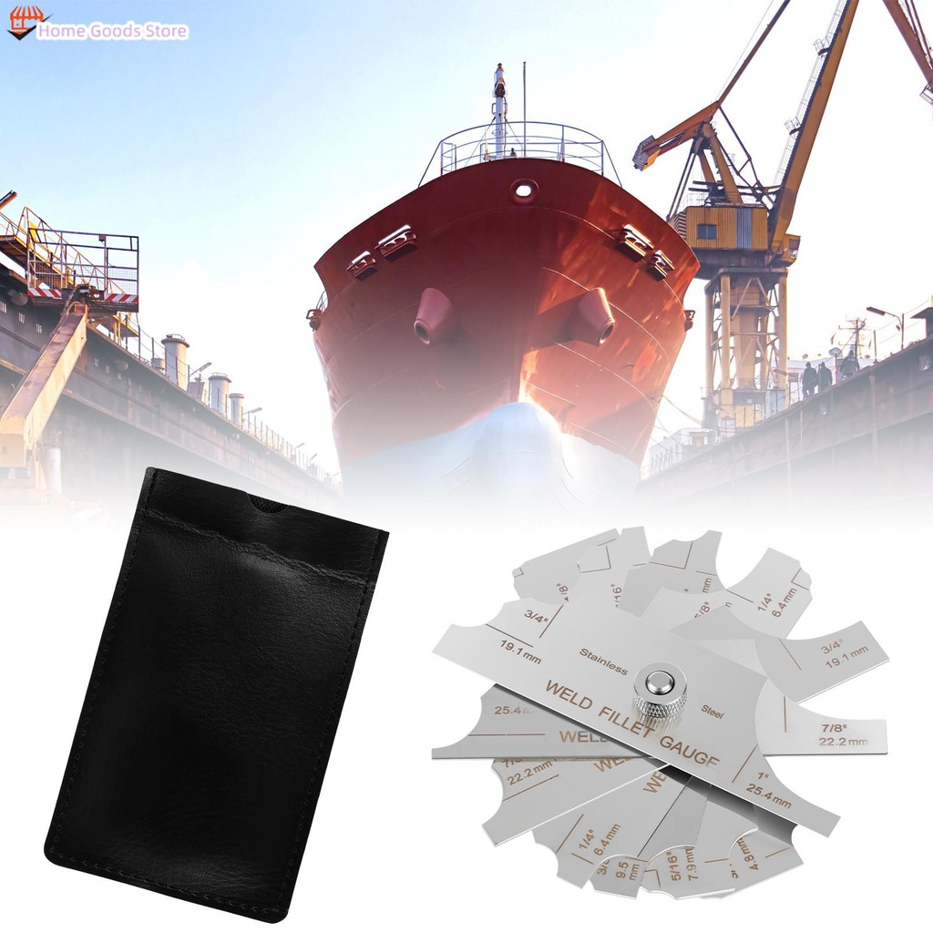 Metal Weld Fillet Gauges Stainless Steel Fillet Weld Set Gage ...