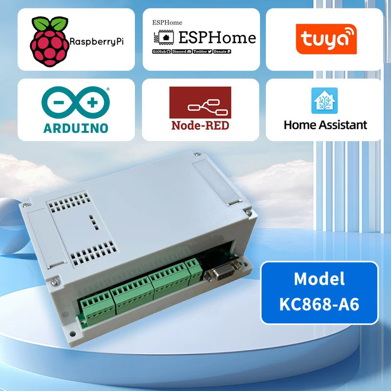 A6 Esphome Relay Board Enables ARDUINO IDE Programming and ESPhome Programming Provide All Kinds ...