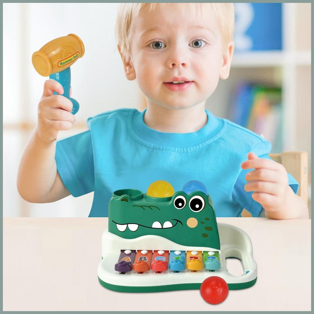 Xylophone For Kids Alligator Design Music Instrument With A Hammer ...