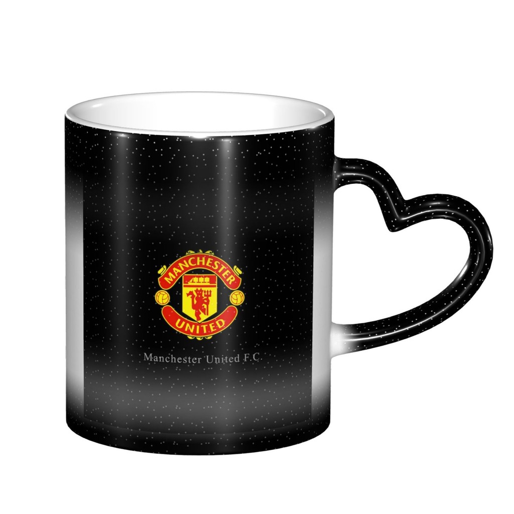 Manchester United 325ml Large Coffee Mug with Handle Tea Cup Novelty ...