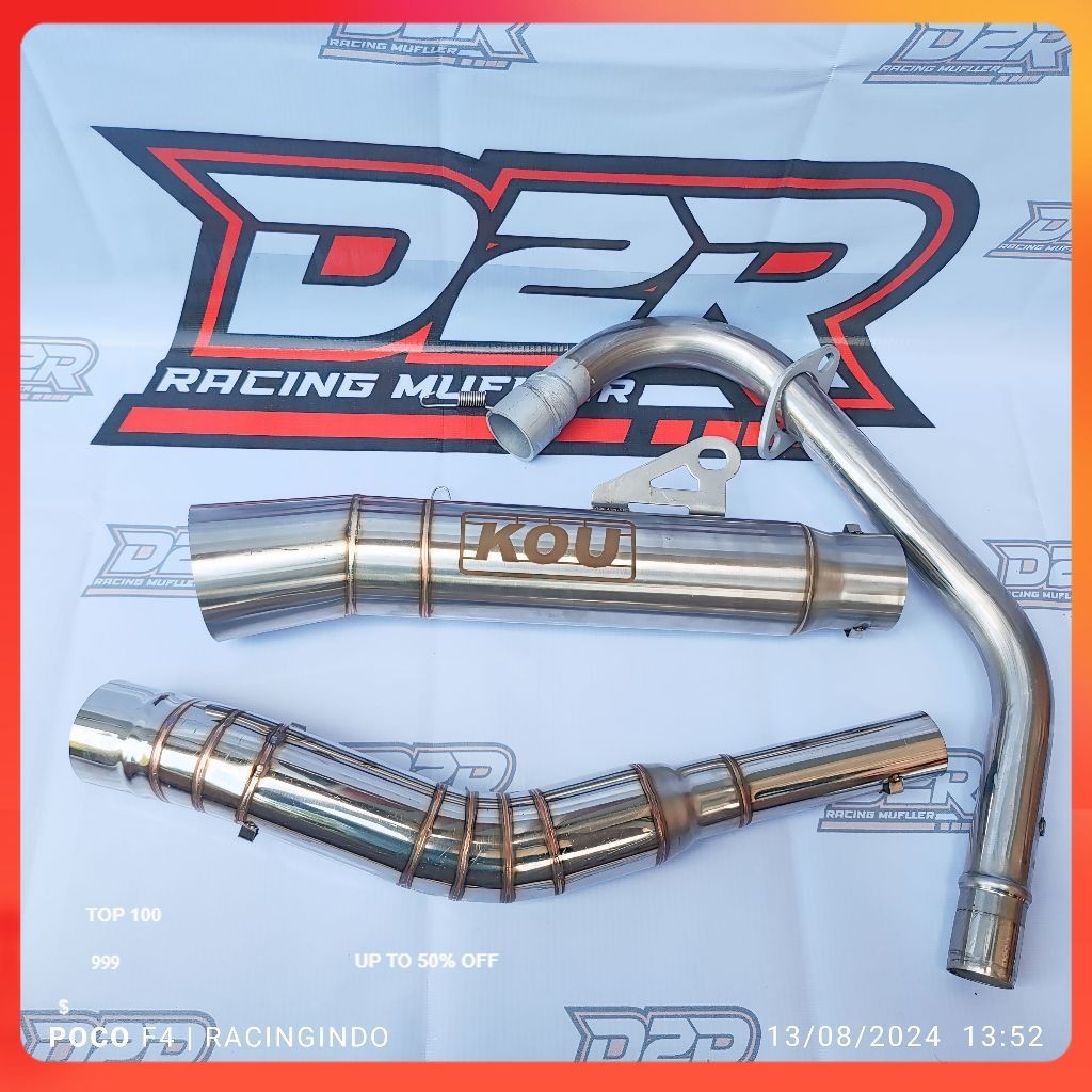 Ph Kou mahachai SUPER open spec pipe 1set and big elbow for tmx 125 tmx ...