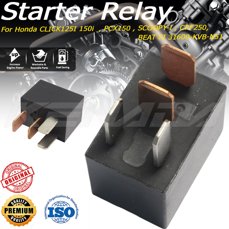 Relay Assy/Starter Relay For Honda CLICK125I 150i , PCX150 , SCOOPY-I ...