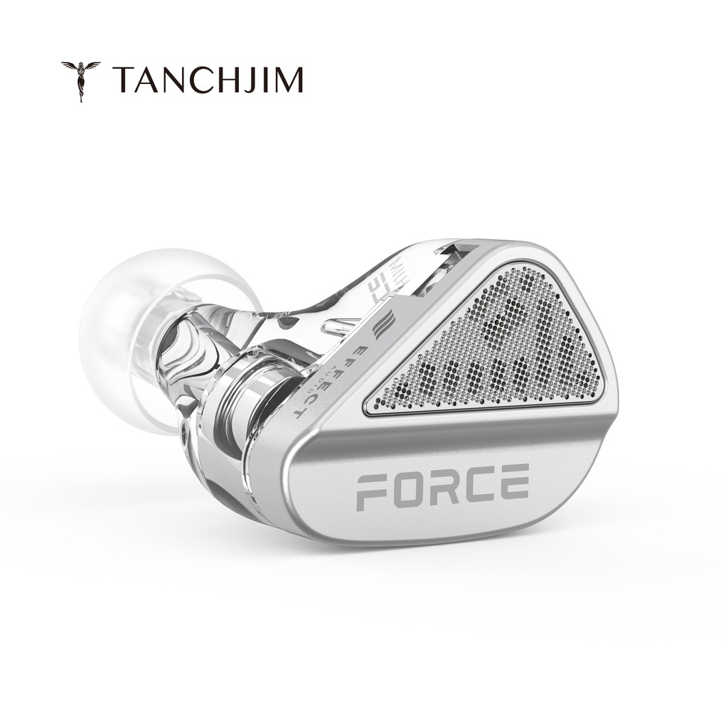 TANCHJIM X Effect Audio Force 2DD in-ear Monitor Earphone with Interchangeable 3.5+4.4mm & Type ...