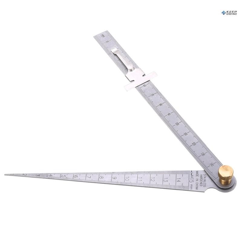 Keep Going＞ Wedge Taper Ruler Stainless Steel Welding Taper Feeler ...