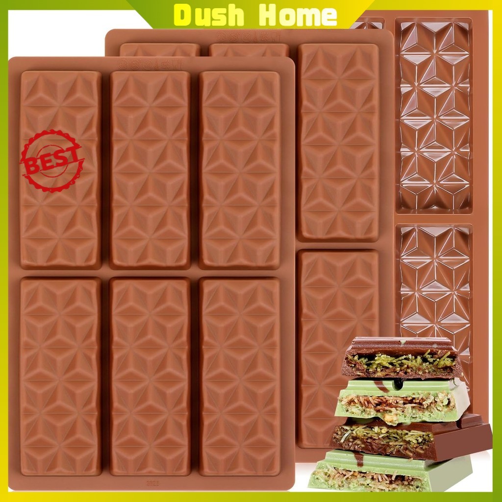 Pyramid-Shaped Silicone Chocolate Bar Mold, Non-Stick Chocolate Mold ...