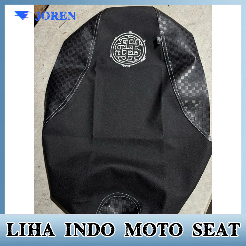 indo concept carbon seat cover Liha texture with side checkered tahi ...