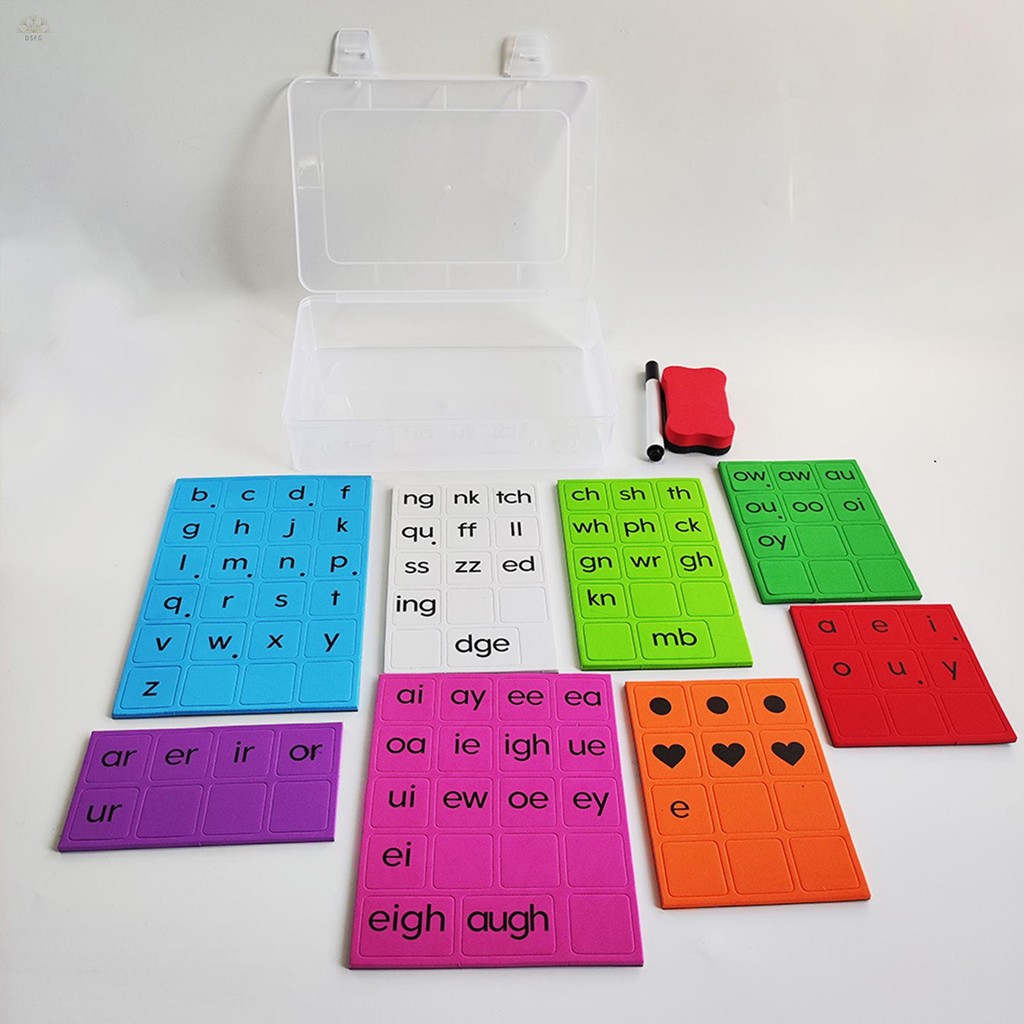 Phonics Word-Building Magnetic Letter Tiles Letter Sounds Phonemic ...