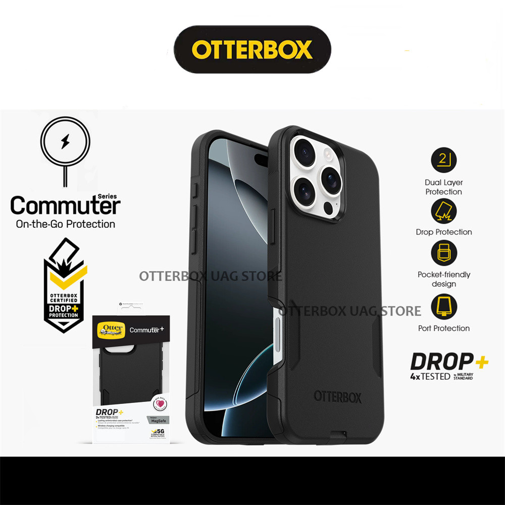OtterBox Commuter With Magnetic Series For iPhone 16 15 14 13 12 17 Pro ...