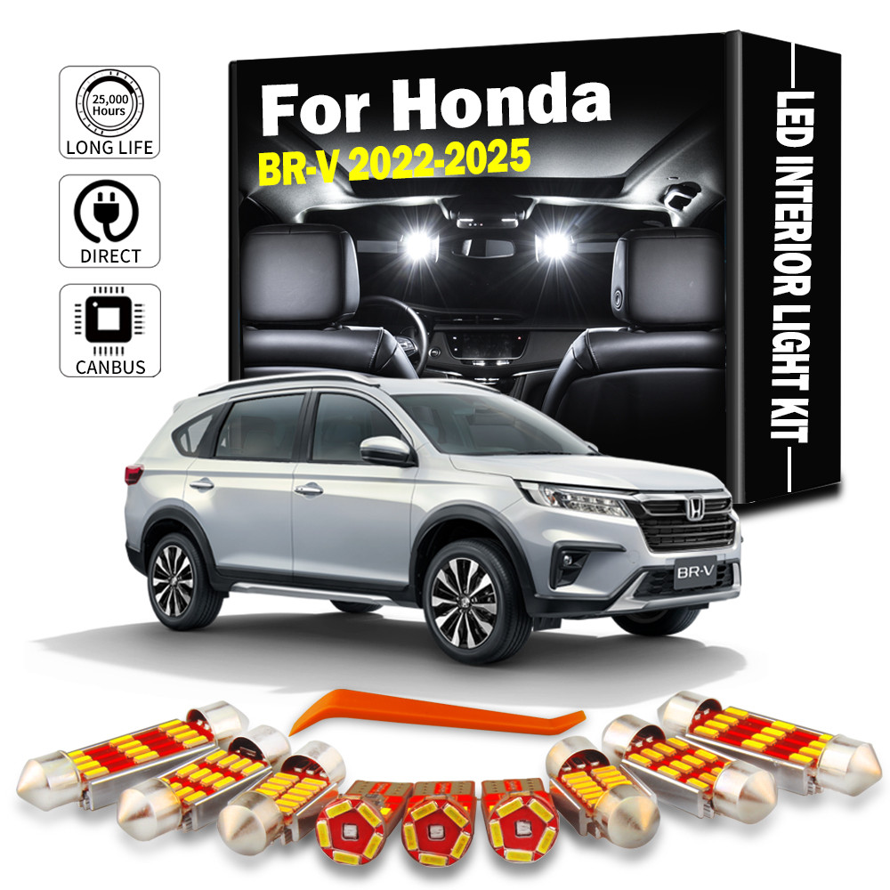 9Pcs LED Interior Light Bulb Kit For Honda BR-V BRV 2022 2023 2024 2025 ...