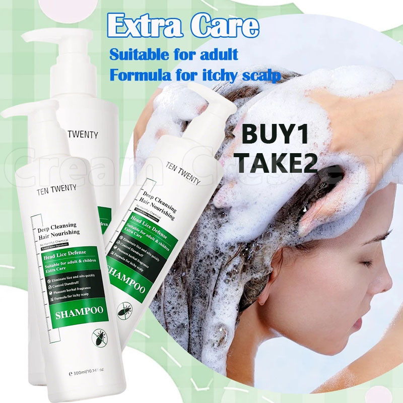 【BUY 1 TAKE 2】TEN TWENTY Head Lice Defense Shampoo | 300ml Lice & Nit ...