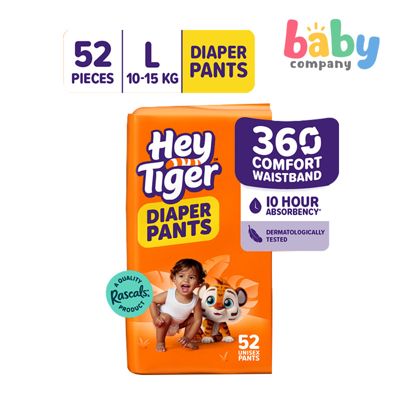 Hey Tiger Active Diaper Pants, Jumbo Pack - Large, 52 pads | Shopee ...