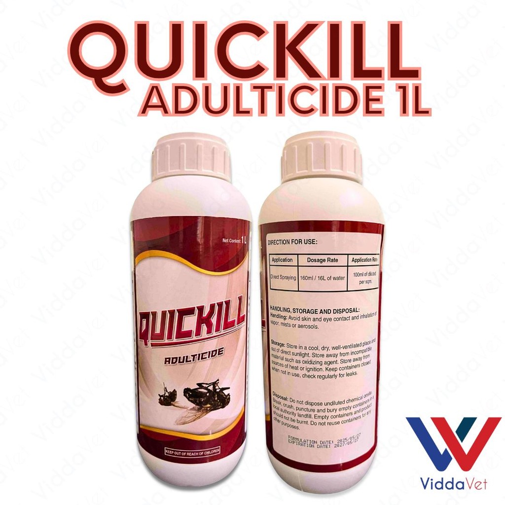 1L Quickill Farm Use Adulticide for Flying Insects | Shopee Philippines