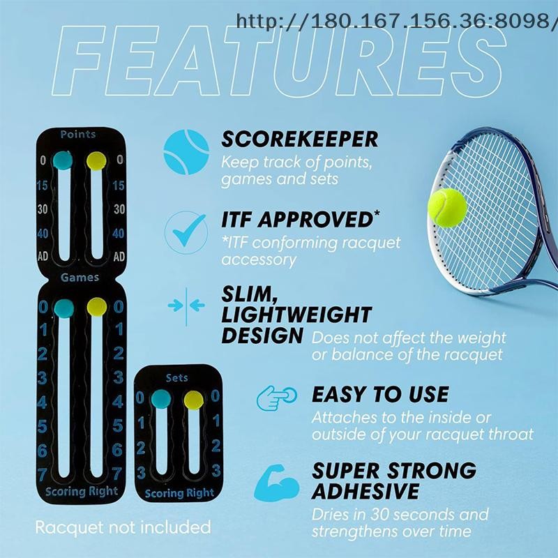 honeybee1 Portable Tennis Racket Marker, Scoring Right Tennis Racket ...