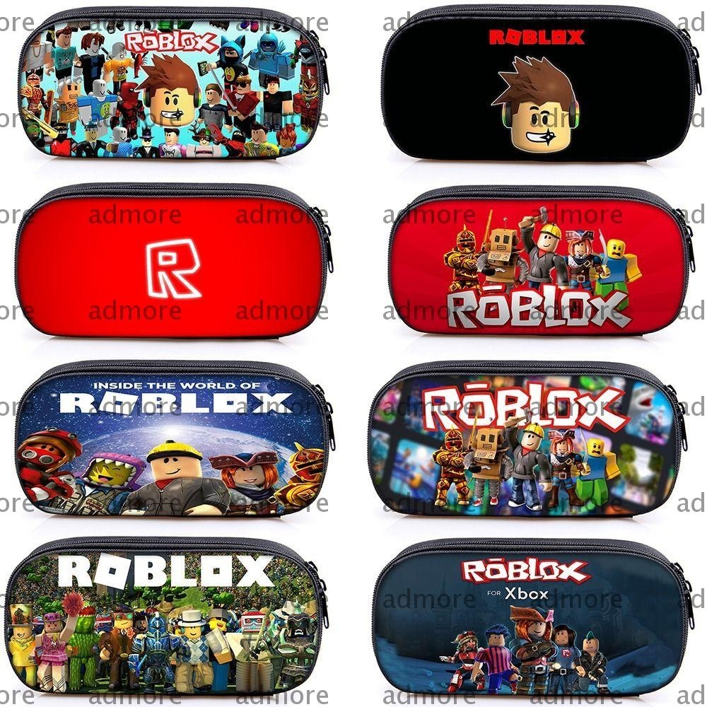 ADMORE Pencil Bag, Polyester Storage Roblox Pen Boxes, Cool Printing ...
