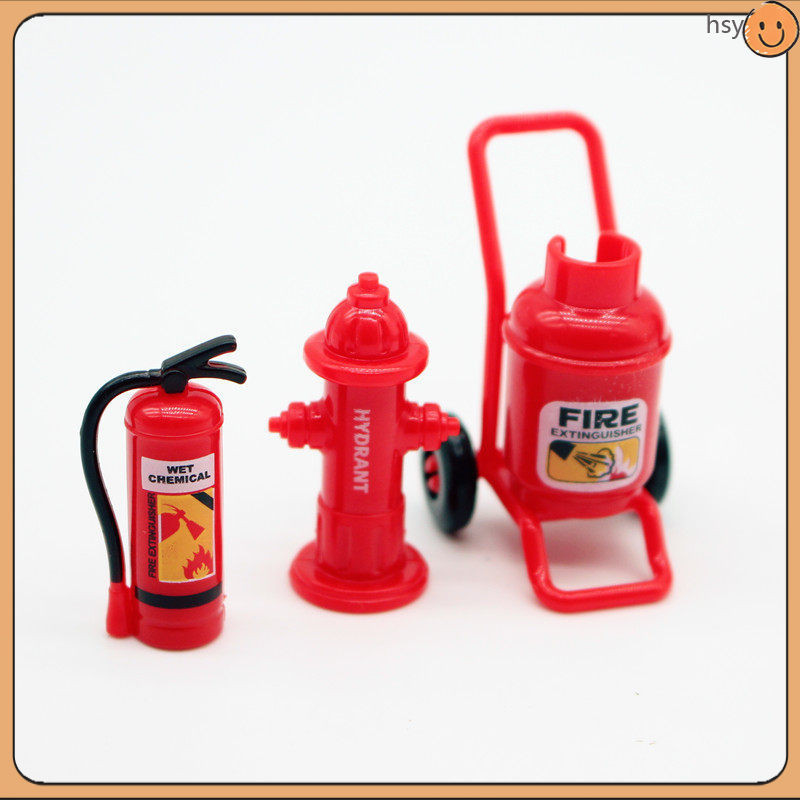 Mini Fire Extinguisher Home Decor Tiny Homes House Miniature Items ...