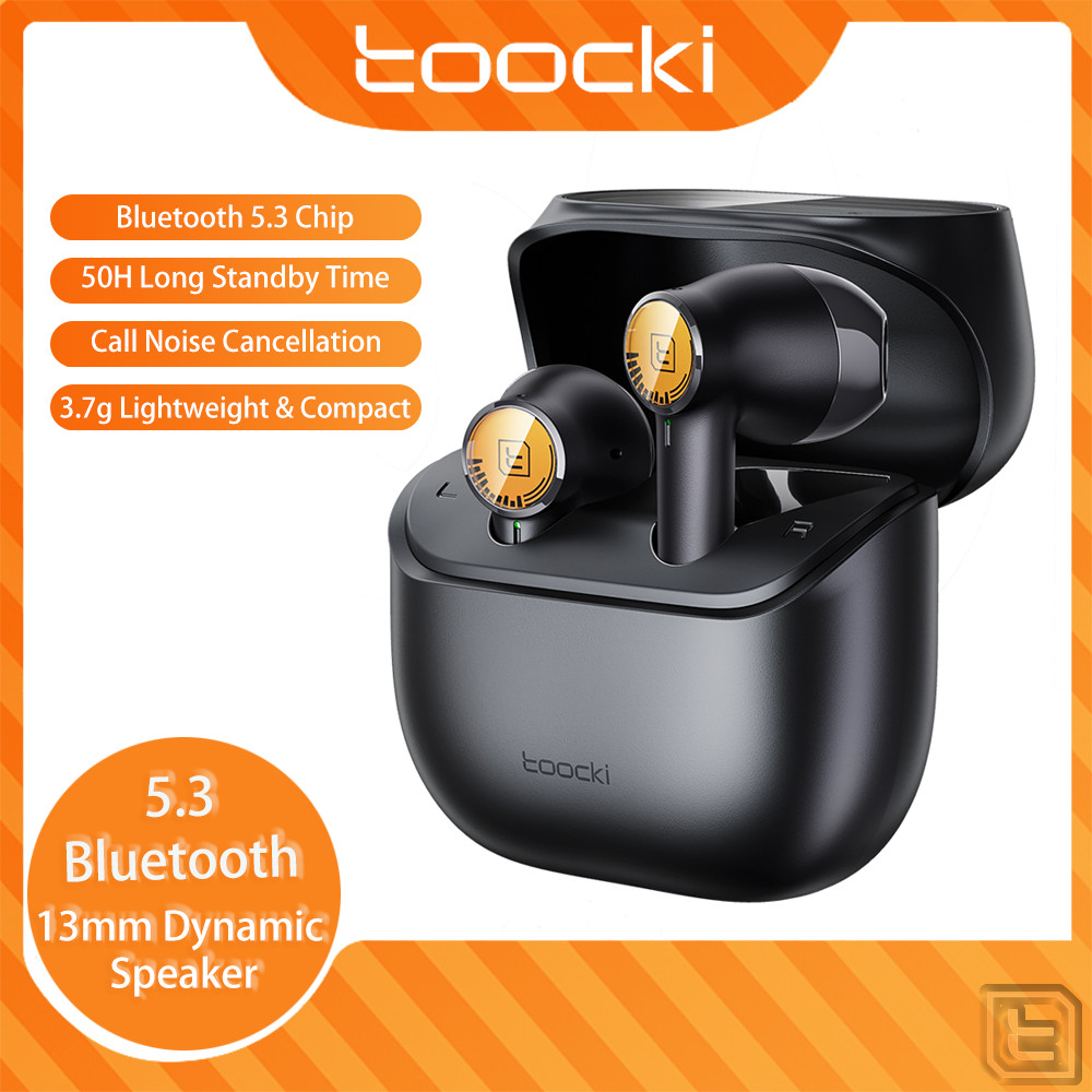 Toocki TWS Bluetooth Wireless Earphones Bluetooth 5.3 ENC Call Noise ...