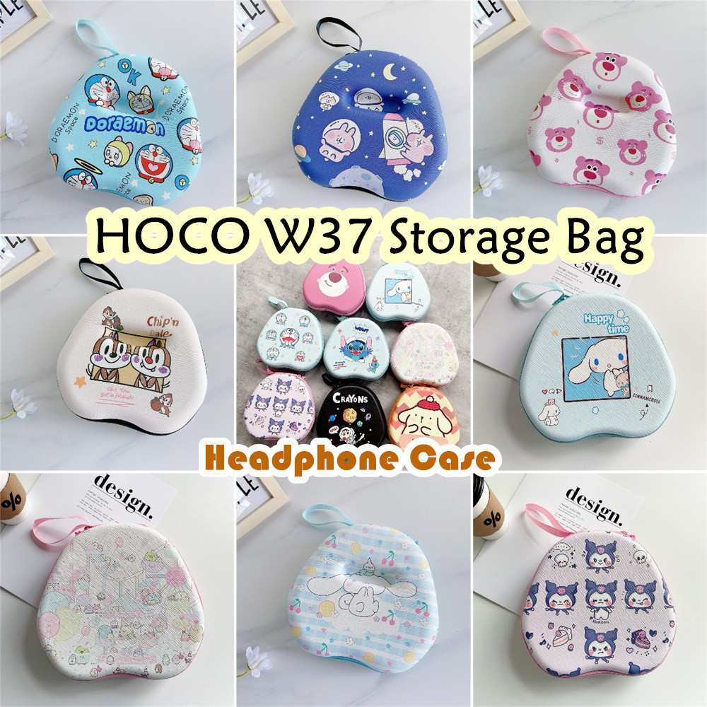 【Future star】For HOCO W37 Headphone Case Earpads Storage Bag Trendy ...