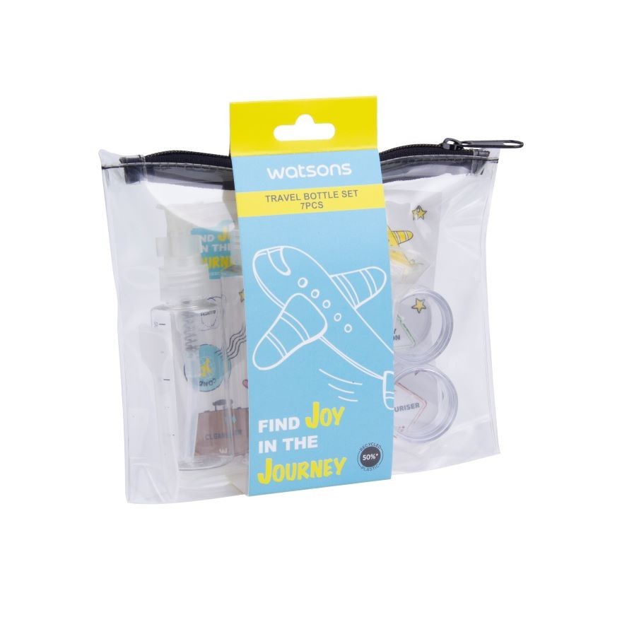 WATSONS Travel Set Large 1pc (bottle 7 pcs) | Shopee Philippines