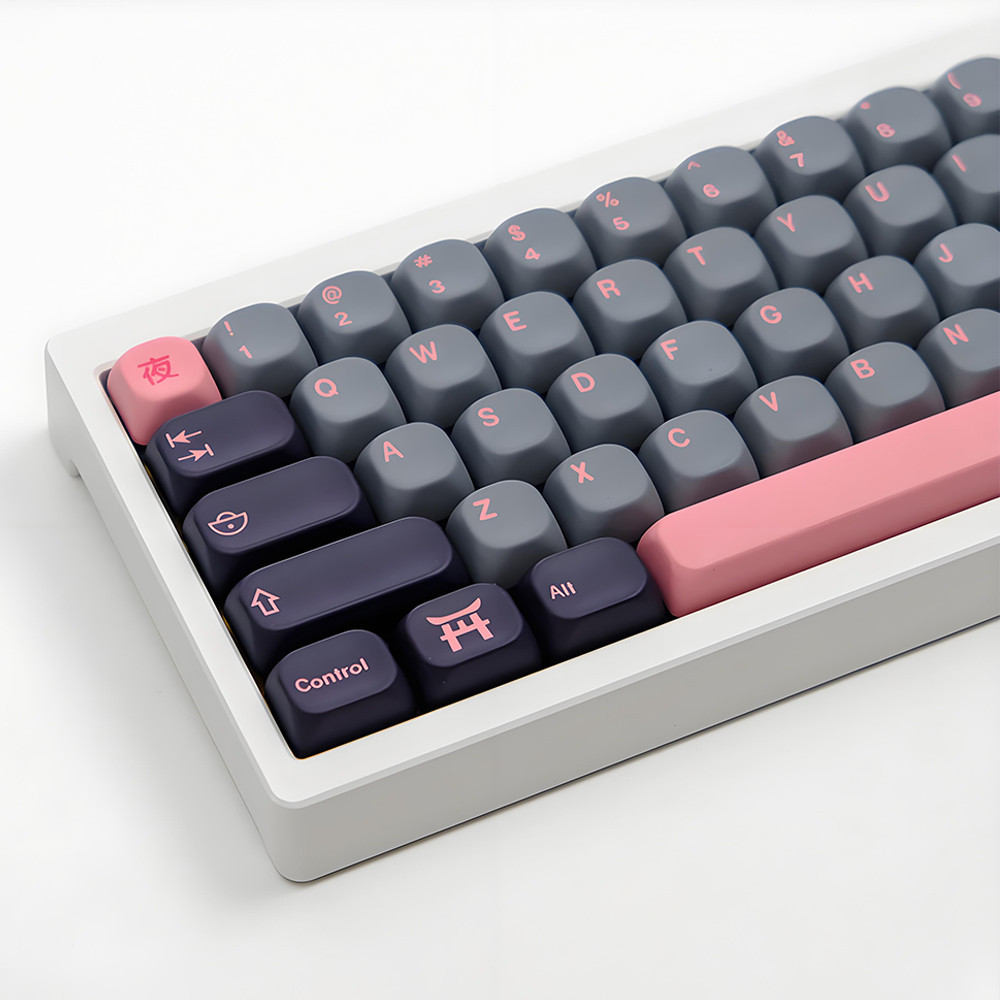 MOA Profile Night Sakura Keycap/set 130Keys All Dye-Sublimation PBT ...