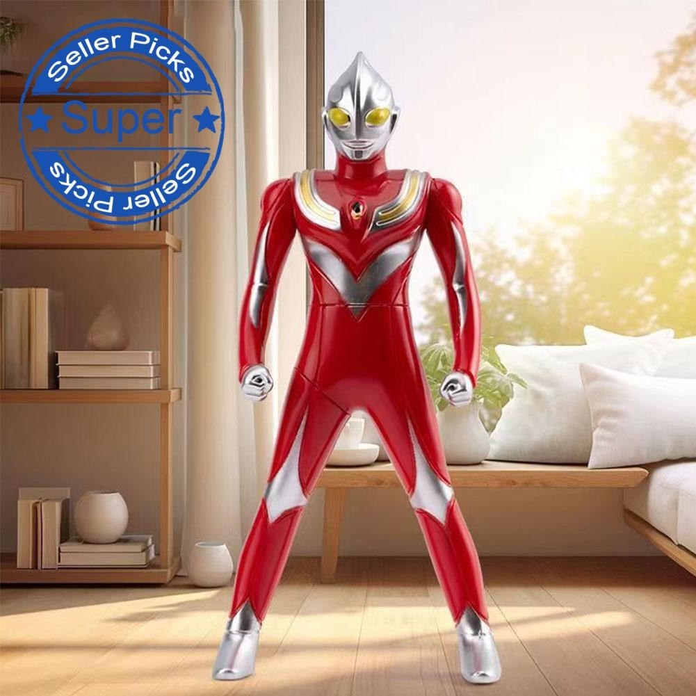 Soft Ultraman Action Figures Model Children's Assembly Ultraman Model ...