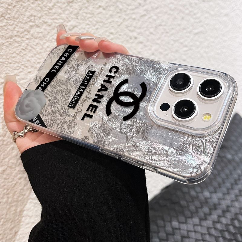 Girls Camellia Flower IMD Feather Gauze Color Change Case for iTel A55 ...