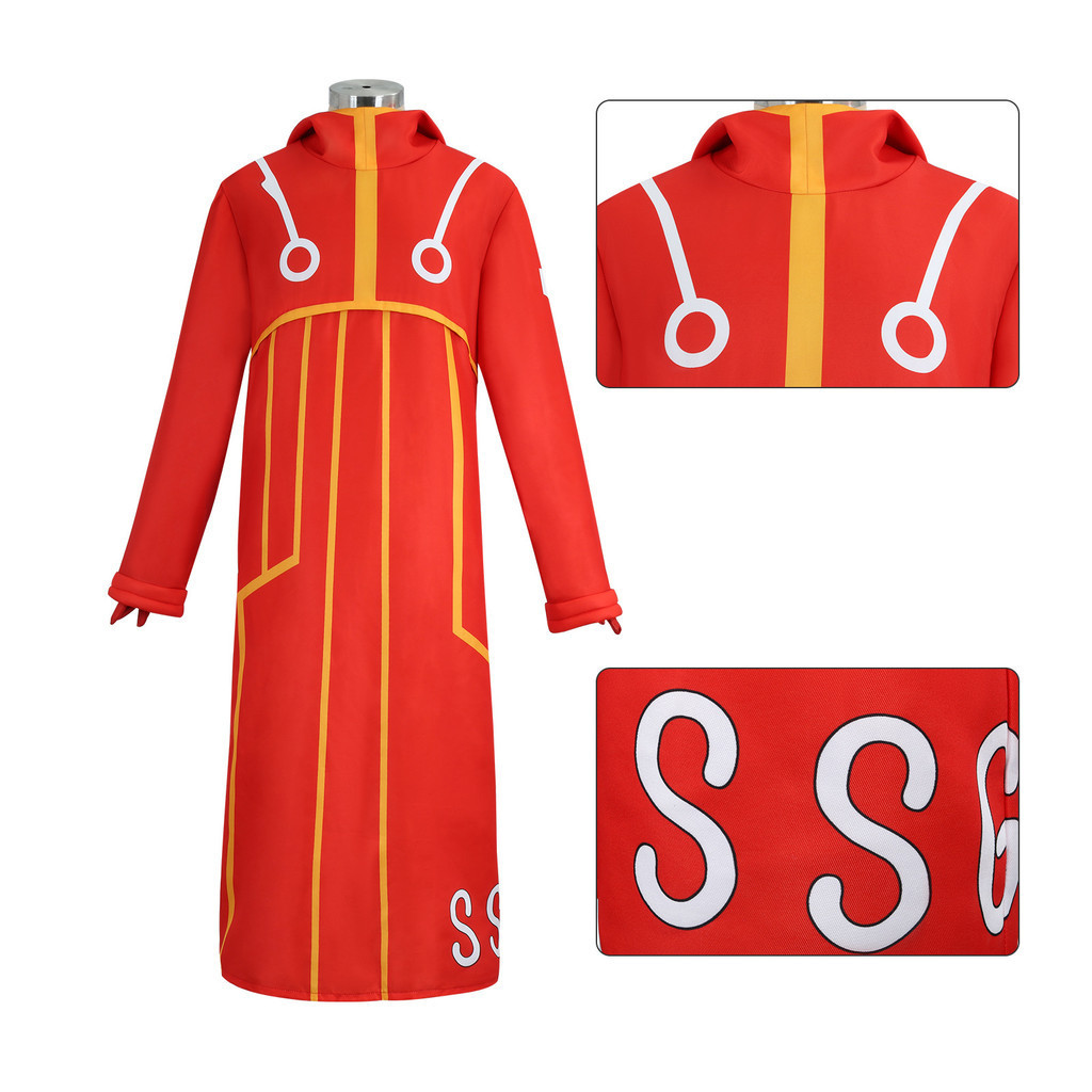 Egghead Island Costume Monkey D Luffy Robe Cosplay Costumes 163 Luffy ...