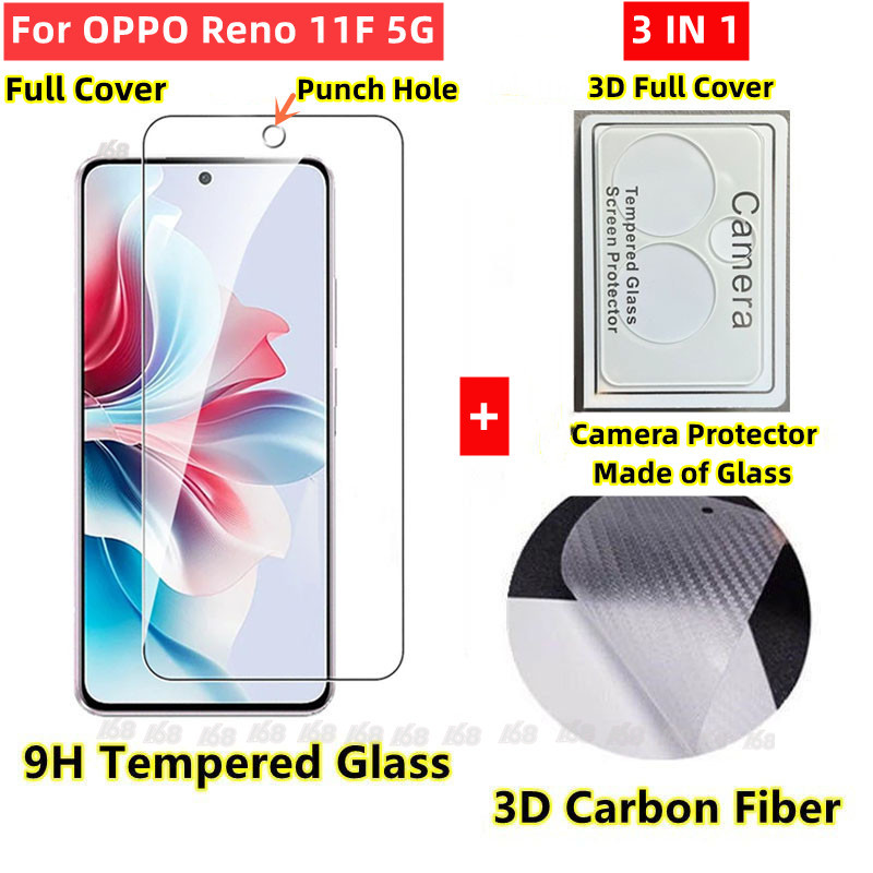 OPPO Reno 11F 12F Tempered Glass OPPO Reno 8 6 Z 7Z 5 7 5G Screen ...