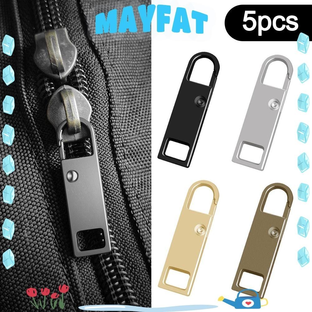 MAYFAT Metal Zip, Zipper Sliders Head Replacement Zipper Head ...