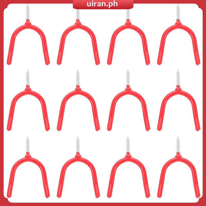 12 Pcs Storage Hangers Garage Hooks Workshop Tool Holder Wall Mount ...