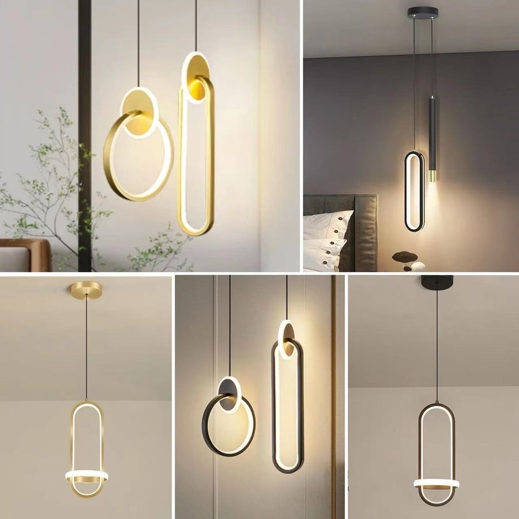 Bedroom Bedside Pendant light Hanging lights Bar Counter Lights Room ...