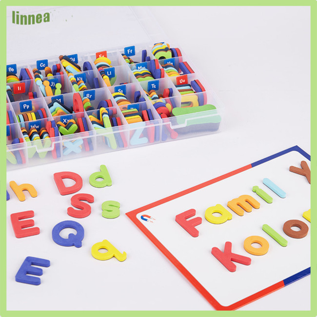 LH 104pcs/208pcs Magnetic Alphabet Letters Kit, Alphabet Magnets With ...