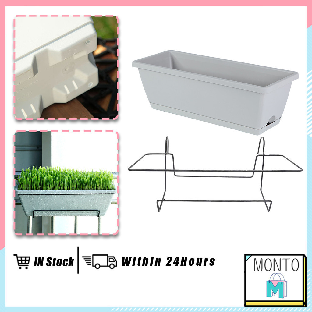 Big Planting Vegetable Pot Layers flower Home Balcony Box Rectangular ...